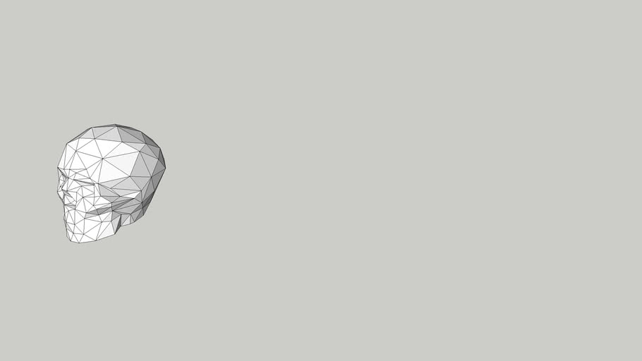 Low Poly Skull | 3D Warehouse