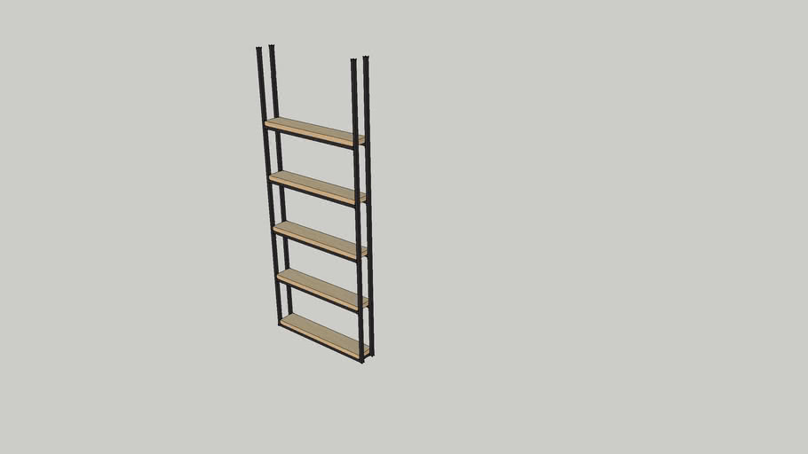 Metal Hanging Shelving | 3D Warehouse
