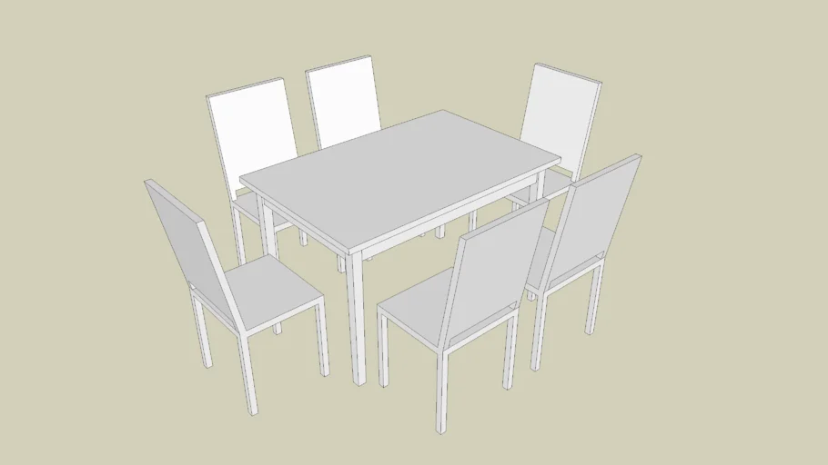 Kitchen Table | 3D Warehouse