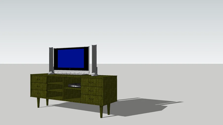 LCD TV Table | 3D Warehouse