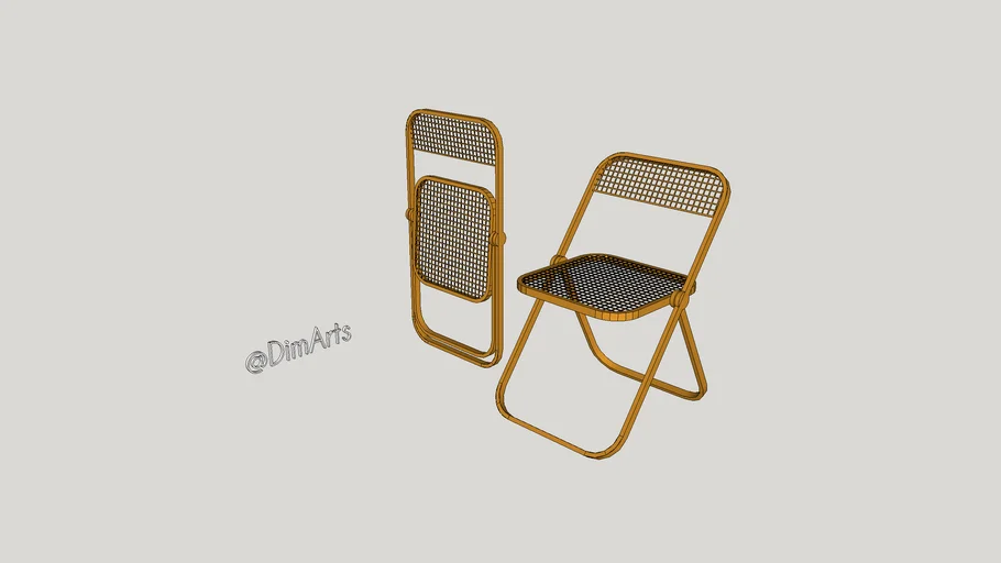 folding chair - silla plegable | 3D Warehouse