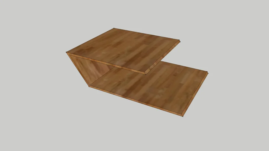 Slant Coffee Table | 3D Warehouse
