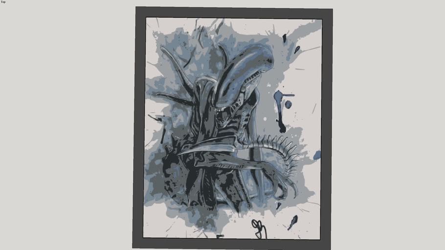 Quadro Alien | 3D Warehouse