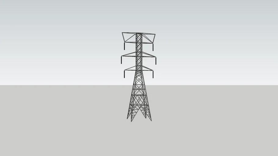 138kv Double Cirucut Southeast US Transmission Tower | 3D Warehouse