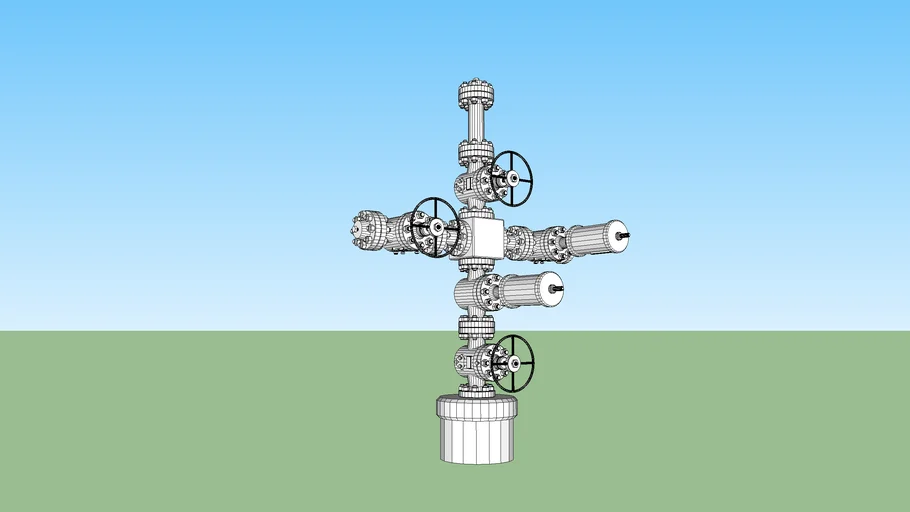 3 1/16' 10K Psig Well Head | 3D Warehouse