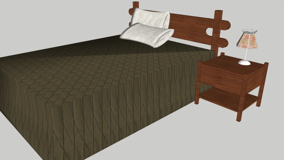 Cama Casal 01 | 3D Warehouse