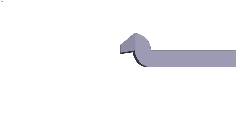 Swan neck clamp - 200 x 60 x 30 mm | 3D Warehouse