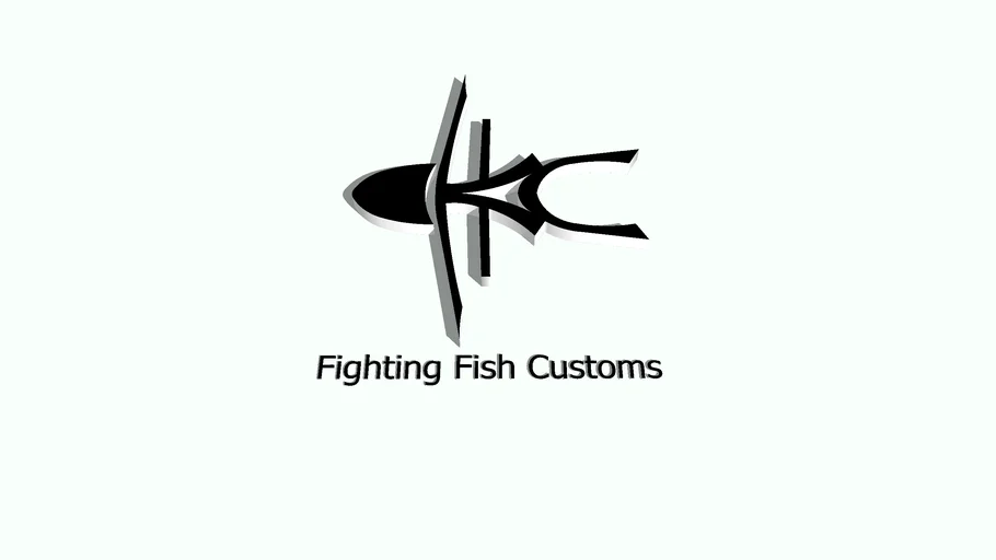 Fighting Fish Customs Logo | 3D Warehouse