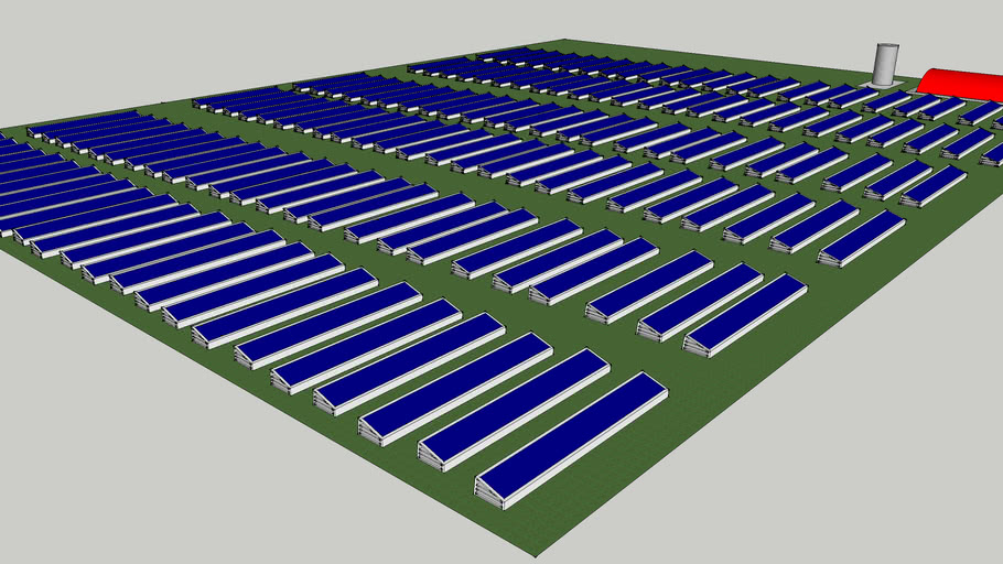 solar power plant | 3D Warehouse