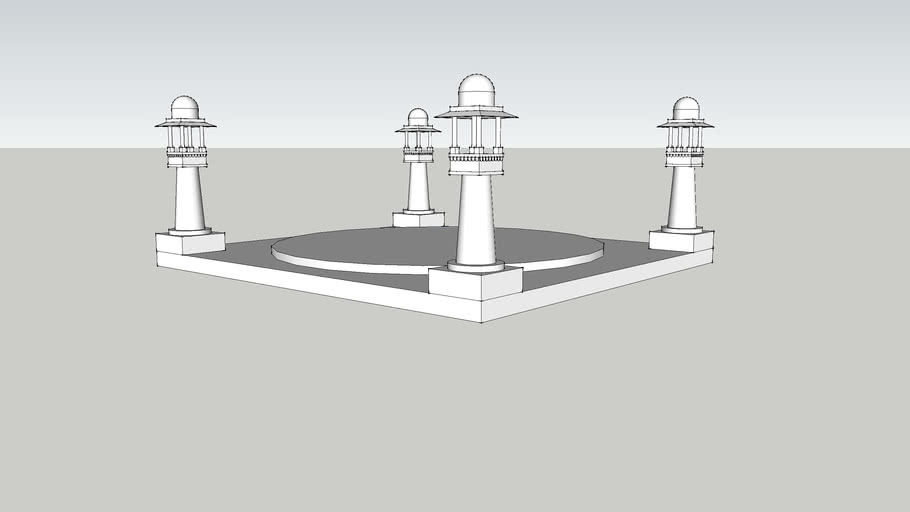 chhatris in India | 3D Warehouse