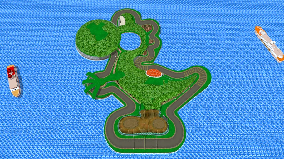 Yoshi Circuit (Mario Kart: Double Dash!!) | 3D Warehouse