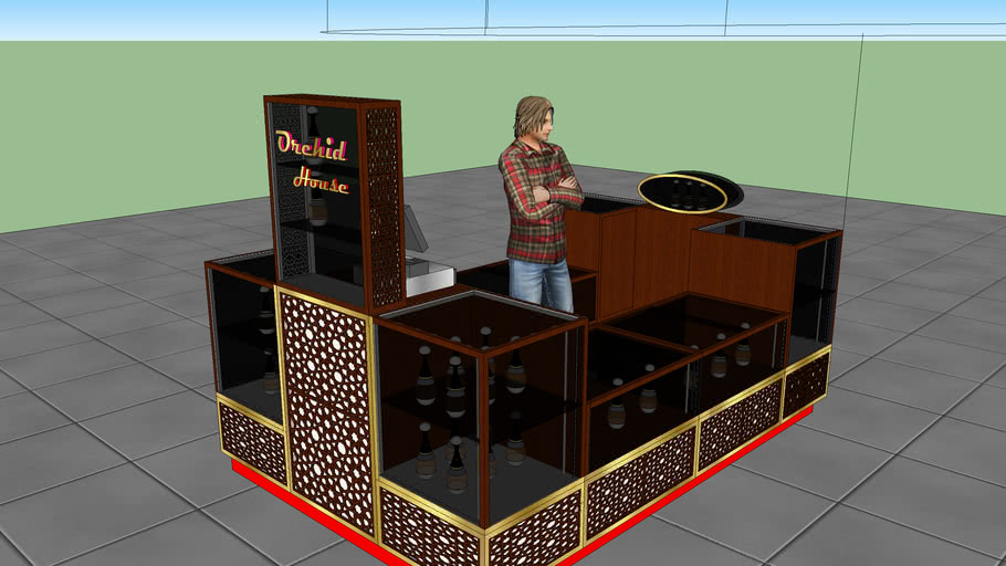 kiosk perfume | 3D Warehouse