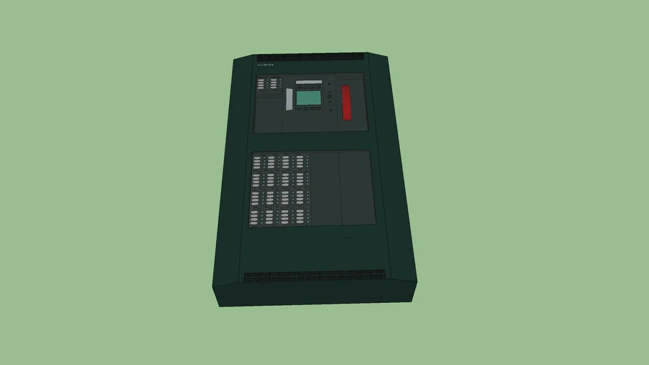 Siemens FireFinder XLSV fire alarm panel | 3D Warehouse