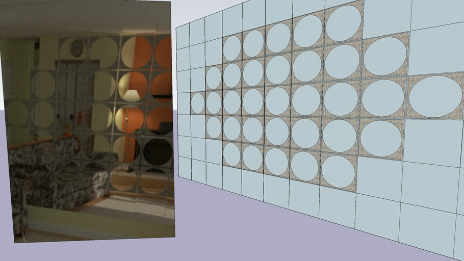 Mirrored Wall | 3D Warehouse