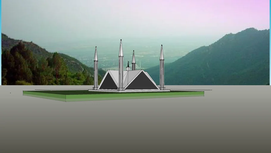 Shah faisal mosque (masjid) | 3D Warehouse