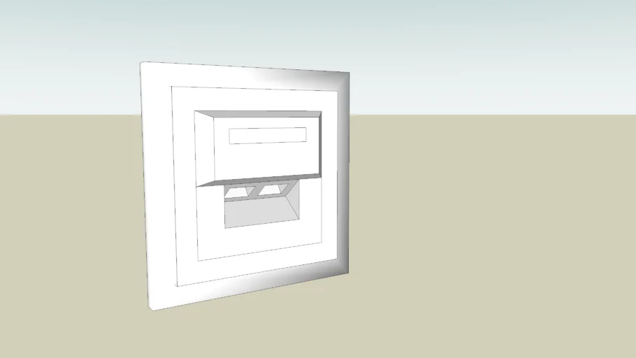 LAN Wallmount Plug | 3D Warehouse