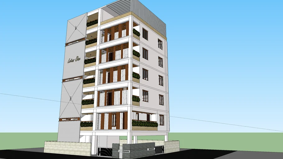 LIC COLONY OPTION-1 | 3D Warehouse