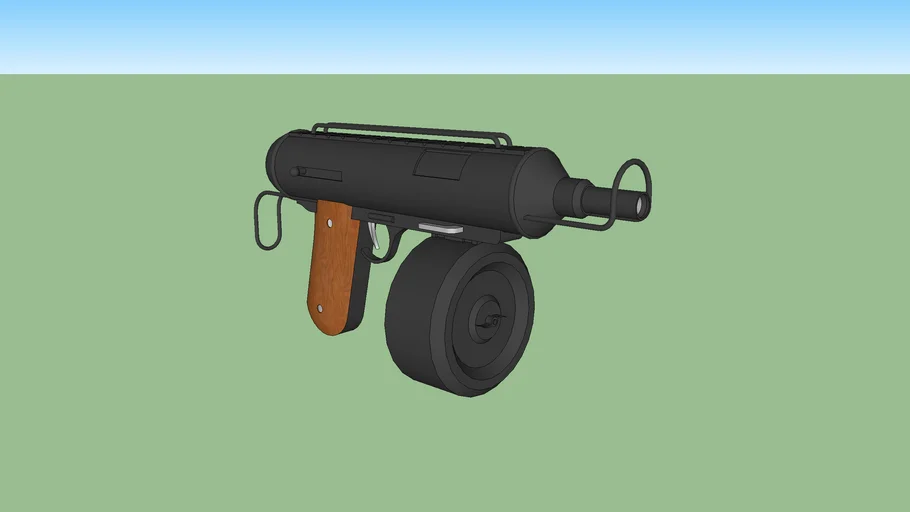 Sauber SMG (drum clip) | 3D Warehouse