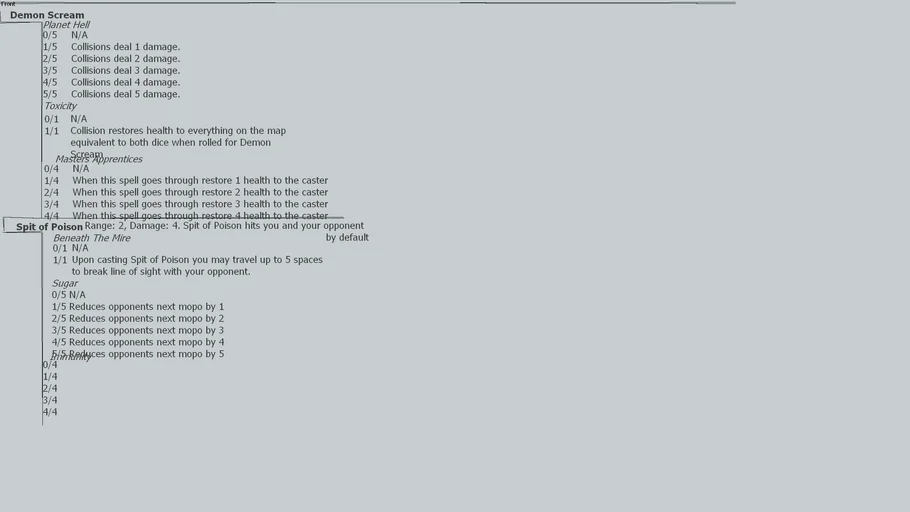 Demon Scream and Spit of Poison | 3D Warehouse