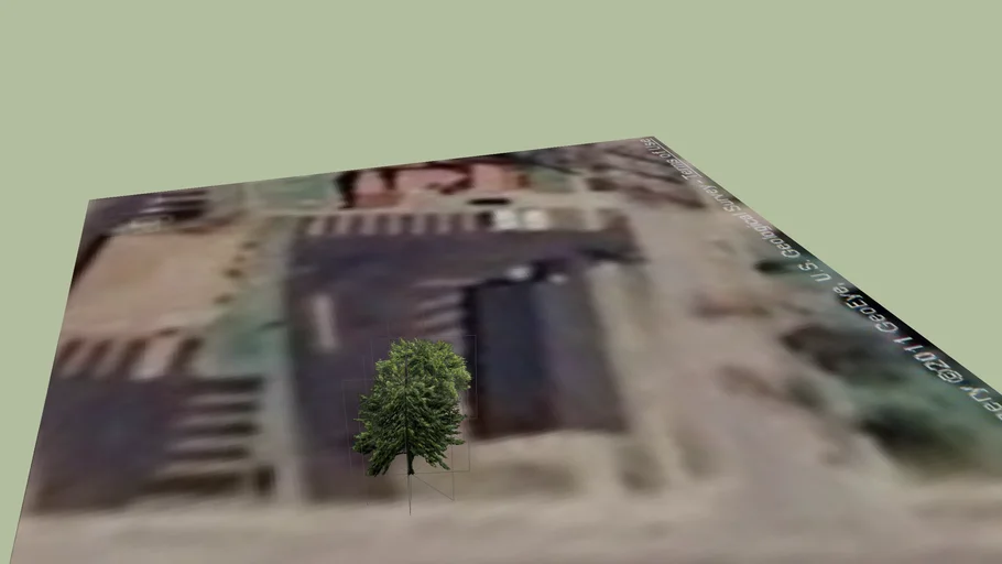 Franklinville_Post_Office_trees | 3D Warehouse