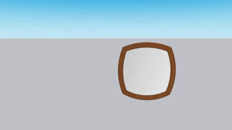 Mid Century Mirror | 3D Warehouse