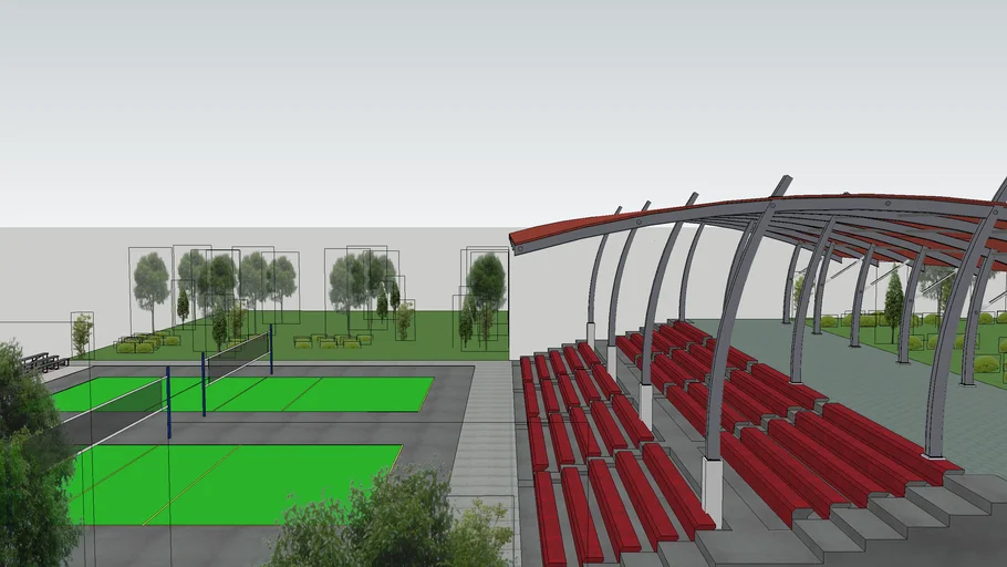 tribun volley | 3D Warehouse