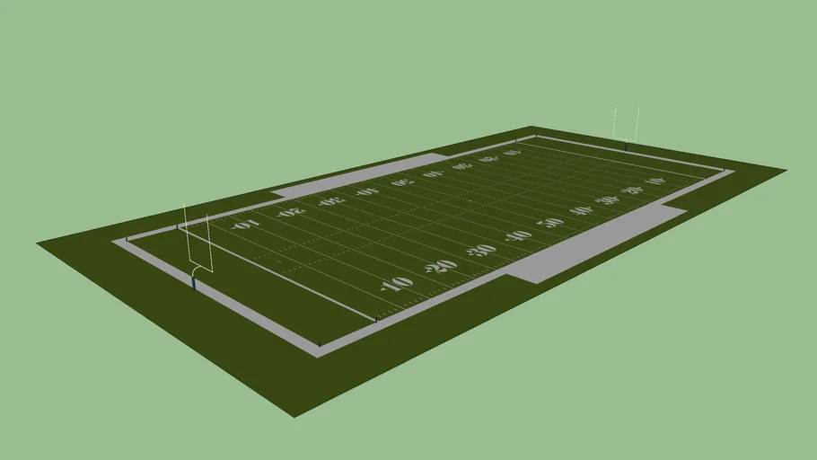 Football Field | 3D Warehouse