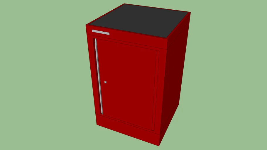 BF-065R - Tool Storage Cabinet w/ 1 Door | 3D Warehouse