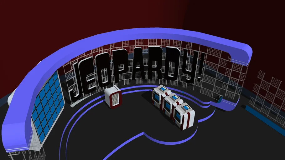 Copy of 1991-1997 Jeopardy! set | 3D Warehouse
