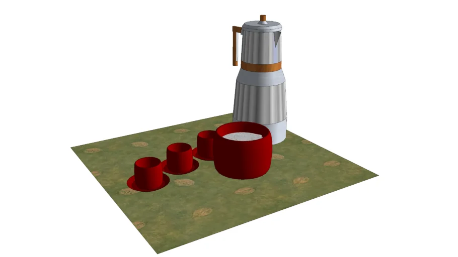 Coffe set | 3D Warehouse