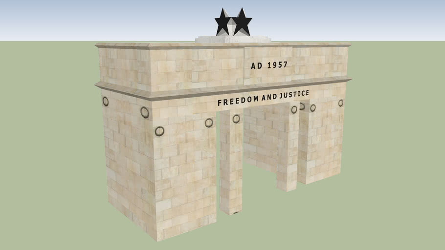 Independence Arch, Ghana | 3D Warehouse