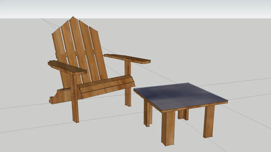 Adirondack Chair | 3D Warehouse
