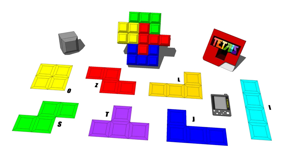 Tetriminos | 3D Warehouse