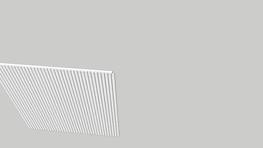 Reeded Panel | 3D Warehouse