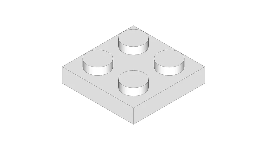 Lego: Item 3022 | 3D Warehouse