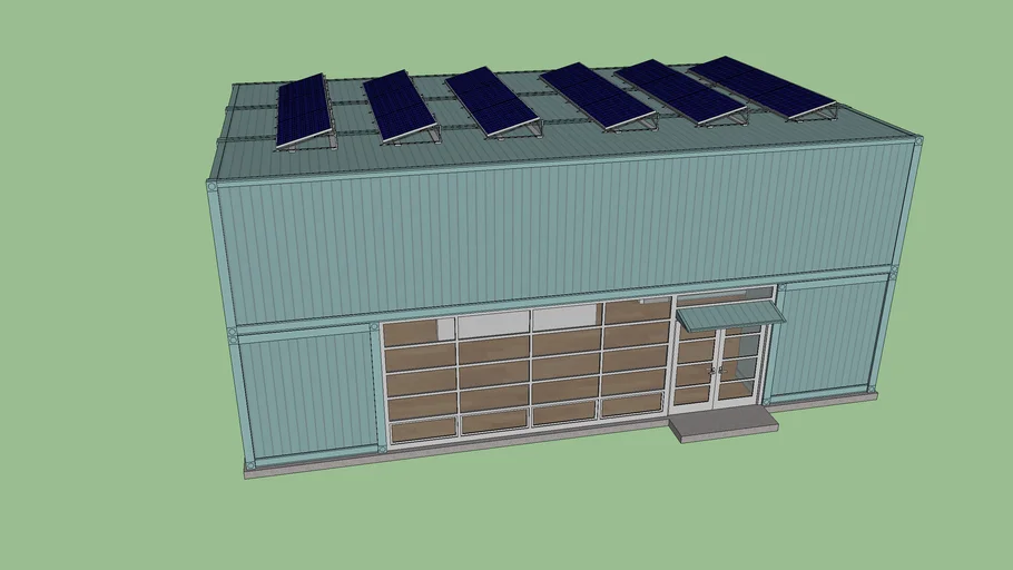 Remodeled Container House | 3D Warehouse