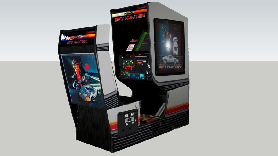 Spy Hunter cockpit arcade game | 3D Warehouse