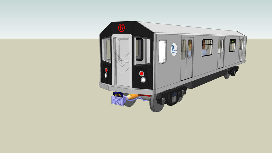 MTA New York City Transit R152 Subway Car | 3D Warehouse