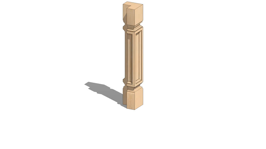 01100218-3 Madeline Traditional Column - | 3D Warehouse