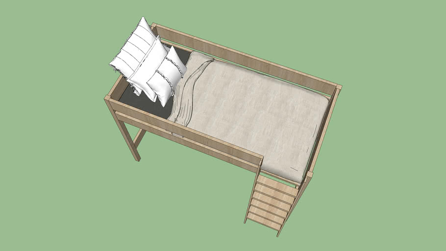 single bed | 3D Warehouse