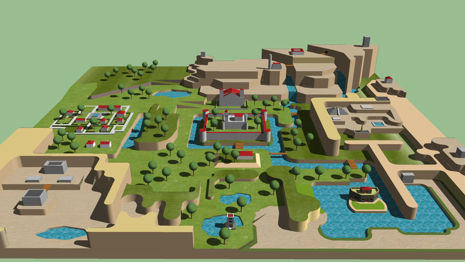 HYRULE MAP 3D A LINK TO THE PAST | 3D Warehouse