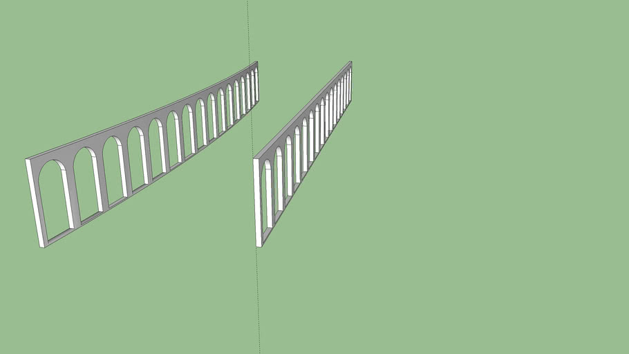 Half Circle Columns | 3D Warehouse