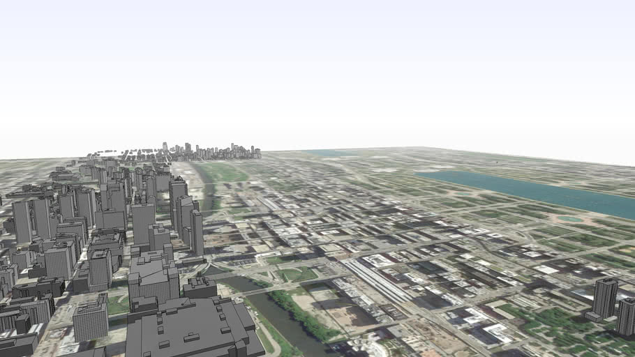 Chicago Illinois Landscape | 3D Warehouse