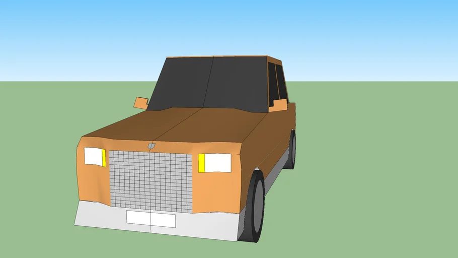 My First Sketchup car | 3D Warehouse