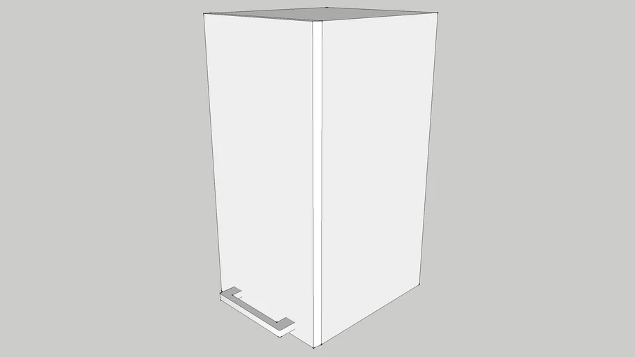 300 Wall Module with One Shutter & One Adjustable Shelf 300X320X600 UID ...