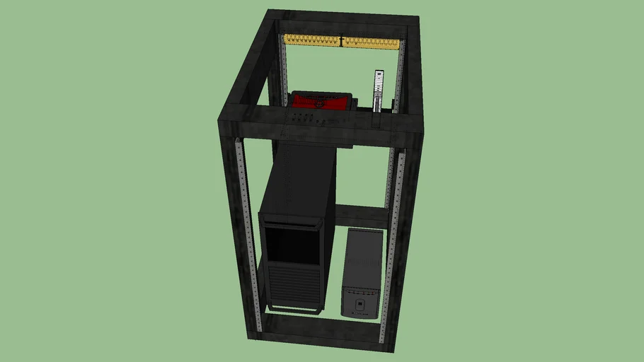 Rack Server 19 inches | 3D Warehouse