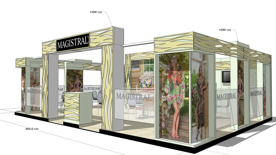 magistral stand design 1 | 3D Warehouse