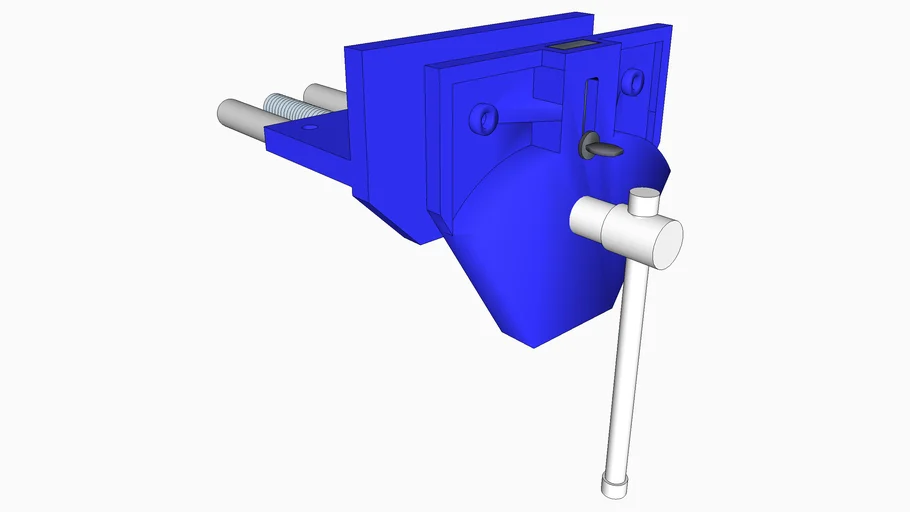 Eclipse 7 inch Woodworking Vice | 3D Warehouse