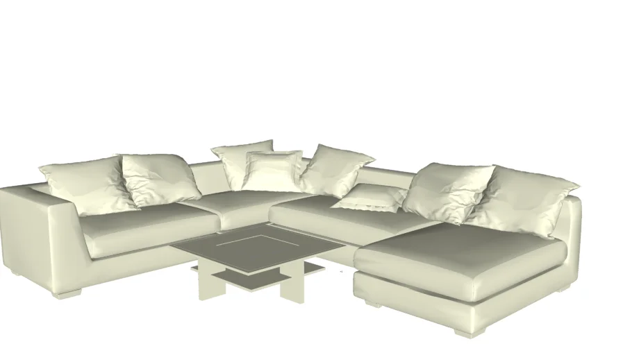 sofa and table | 3D Warehouse