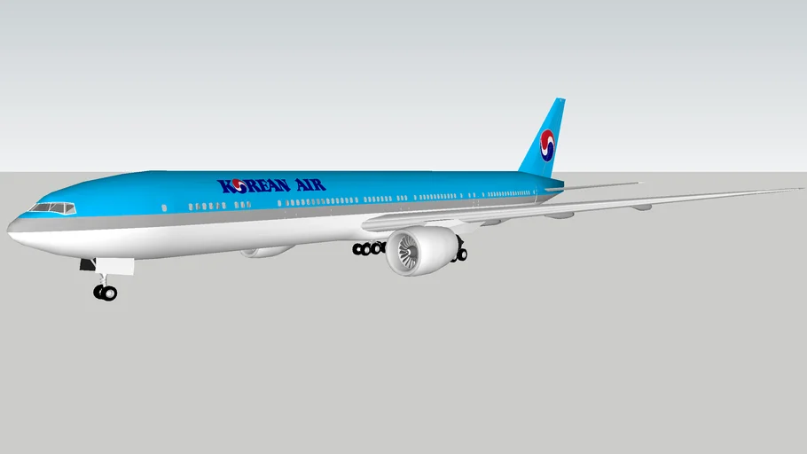 Korean Air Boeing 777-300ER | 3D Warehouse